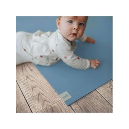 Sanosoft Krabbelmatte - OEKO-TEX Hellblau | Gr.: 80 x 160 cm