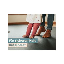 Sanosoft Krabbelmatte - OEKO-TEX Grau | Gr.: 60 x 240 cm