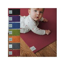 Sanosoft Krabbelmatte - OEKO-TEX Rot | Gr.: 120 x 120 cm