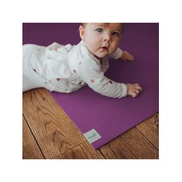 Sanosoft Krabbelmatte - OEKO-TEX Pflaume | Gr.: 180 x 180 cm