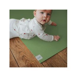 Sanosoft Krabbelmatte - OEKO-TEX Olivgr&uuml;n | Gr.: 80 x 240 cm