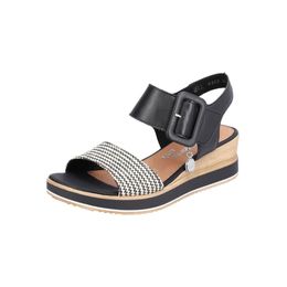 Remonte Sandalen in Schwarz Kombi | Gr.: 38