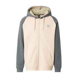 Iriedaily Sweatjacke 'De College 2' Herren Gr&ouml;&szlig;e S ecru / basaltgrau