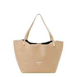 Patrizia Pepe Shopper Damen Gr&ouml;&szlig;e One Size beige / schwarz / wei&szlig;
