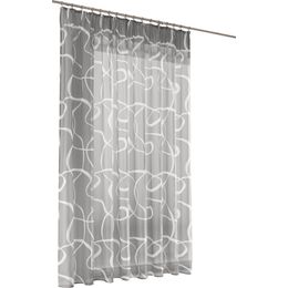 HEINE HOME unisex Dekostore grau-wei&szlig;, Gr&ouml;&szlig;e 175x270 cm