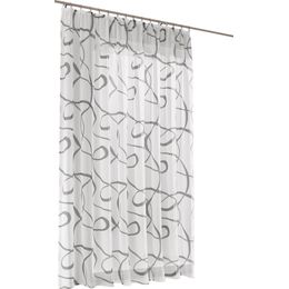 HEINE HOME unisex Dekostore wei&szlig;-grau, Gr&ouml;&szlig;e 245x270 cm