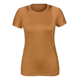 Cheval de Luxe Funktions-T-Shirt braun Damen XXL