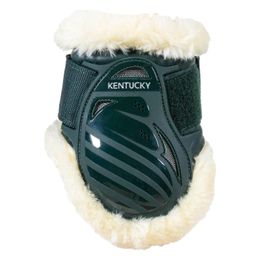 KENTUCKY Fesselkopfgamaschen Young Horse Vegan Sheepskin, f&uuml;r Hinterbeine gr&uuml;n S