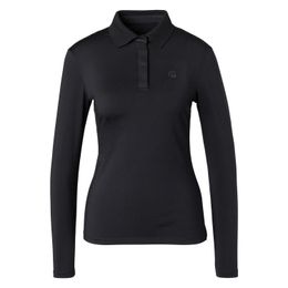 Cheval de Luxe Funktions-Poloshirt schwarz Damen XXL