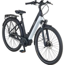 E-Bike Prophete "Geniesser 4.8" Gr. 48, schwarz (grau, schwarz), Elektrofahrr&auml;der, 48cm, 28 Zoll (71,12cm), Pedelec, Elektrofahrrad f&uuml;r Damen u. Herren