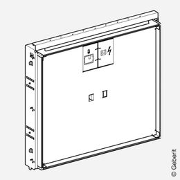 Geberit GIS Rohbaubox f&uuml;r ONE Spiegelschrank, 461453001,