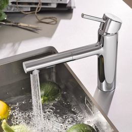 Grohe Concetto K&uuml;chenarmatur, ausziehbar, schwenkbar, 30273001,