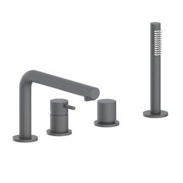 Herzbach SIRO GREY Wannenrandarmatur, Einhebelmischer, 30.120250.1.06,