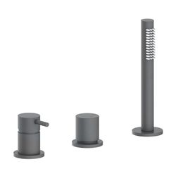 Herzbach SIRO GREY Wannenrandarmatur, Einhebelmischer, 30.120250.2.06,
