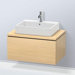 Duravit Vero Air Waschtisch mit L-Cube Konsole und Waschtischunterschrank mit 1 Auszug, 23506000271+LC106C07171#82+LC5812071710A00,