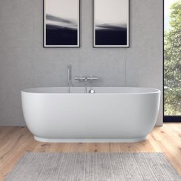Duravit Luv Vorwand-Badewanne, mit Wannenrandbohrung f&uuml;r Armatur, 700433000000000+790650000000000,
