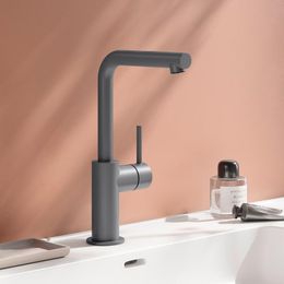 Herzbach SIRO GREY Waschtischarmatur erh&ouml;ht L-Size, 30.120333.1.06, L-Size
