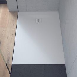 Duravit Plinero Rechteck-Duschwanne, 720303740000000+791290000000000+BT005,