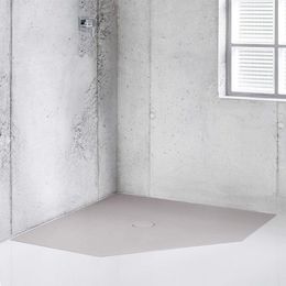 Bette Floor Caro F&uuml;nfeck-Duschwanne, 7191-412PLUS,