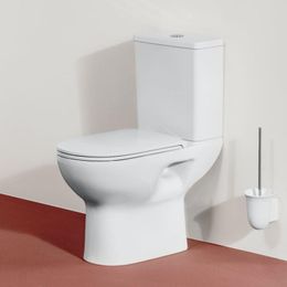 Laufen LUA Stand-WC, mit Sp&uuml;lkasten, H8240870000001+H8910820000001+H8270810009711,