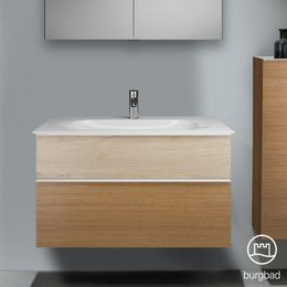 Burgbad Fiumo Schrank mit Waschtisch, 2 Ausz&uuml;ge, SFXL102F3960FOT45C0001G0223,