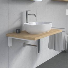 Duravit Plinero Konsolenplatte mit Luv Waschtisch, 0379500000+PL8202030300000+2#BN000001,