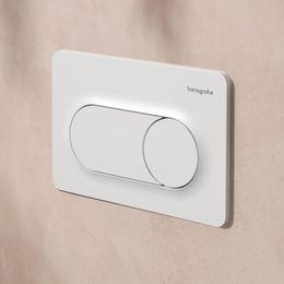 Hansgrohe iFrame Original S Dr&uuml;ckerplatte f&uuml;r Toilette, 66002700,