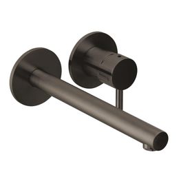 Herzbach Design iX PVD Waschtischarmatur, Wandmontage, 21.139757.1.40,