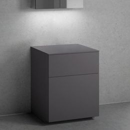 neoro n50 Unterschrank B: 60 cm mit 2 Ausz&uuml;gen, BN0441GR+BN0401GR,