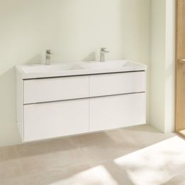 Villeroy & Boch Villeroy & Boch Subway 3.0 Schrank mit Doppelwaschtisch, 4 Ausz&uuml;ge, 4A71D101+C56800VF,