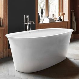 Duravit White Tulip freistehende Badewanne, oval, 700468000000000,