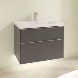 Villeroy & Boch Villeroy & Boch Subway 3.0 Schrank mit Waschtisch, 2 Ausz&uuml;ge, 4A7080RW+C574L0VR,