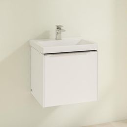 Villeroy & Boch Villeroy & Boch Subway 3.0 Schrank mit G&auml;stebecken, 1 Auszug, 4370FGRW+C58000VE,
