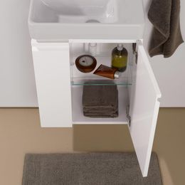 Laufen Pro S Schrank mit G&auml;stebecken, 1 T&uuml;r, H8159540001091+H4830020954751,