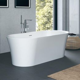 Duravit DuraSenja freistehende Badewanne, oval, 700579000000000,