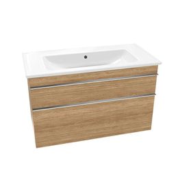 Villeroy & Boch Villeroy & Boch Venticello Schrank mit Waschtisch, 2 Ausz&uuml;ge, 4104AJ01+A92601RH,