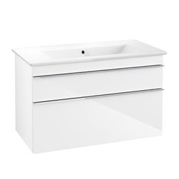 Villeroy & Boch Villeroy & Boch Venticello Schrank mit Waschtisch, 2 Ausz&uuml;ge, 4104AJRW+A92601DH,