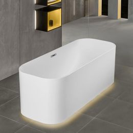 Villeroy & Boch Villeroy & Boch Finion freistehende Badewanne, oval, UBQ177FIN7N100V301,