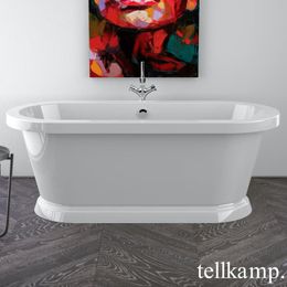 Tellkamp Elegance Base freistehende Oval-Badewanne, 0100-067-00-06-B/CR,