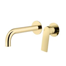 Mariner Tao Wand-Waschtischarmatur Ausladung: 250 mm, inklusive smart Grundk&ouml;rper, TAO1111-OR+INT0055-00+BOT0258-OR,