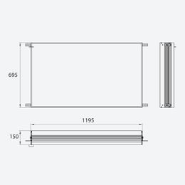 Emco Evo Einbaurahmen, 939700004,