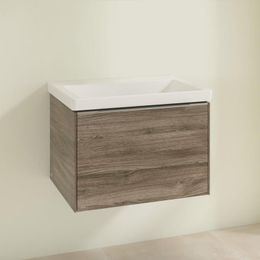 Villeroy & Boch Villeroy & Boch Subway 3.0 Schrank mit Waschtisch, 1 Auszug, 4A7068R1+C57500RK,