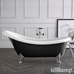 Tellkamp Nostalgia freistehende Oval-Badewanne, 0100-061-00-02-C/CRSW,