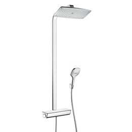 Hansgrohe Raindance Select E Aufputz-Duschsystem mit Thermostat, 27286000,