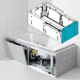 Kaldewei MULTIVERSO Verkleidungssystem f&uuml;r rechteckige Whirlwannen, Seitenteil, 550000260000,