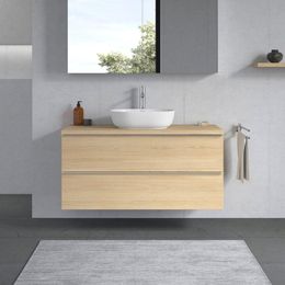 Duravit Plinero Schrank mit Luv Waschtisch, 2 Ausz&uuml;ge, 0379502600+PL8208030300000+PL8204030300000,