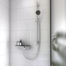 Hansgrohe Pulsify Select S Aufputz-Duscharmatur mit Thermostat, 24270000,