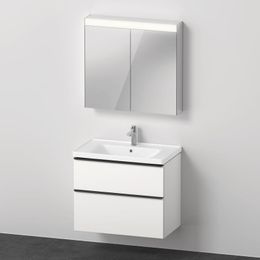 Duravit D-Neo Schrank mit Waschtisch, mit Spiegelschrank, DE011601818,