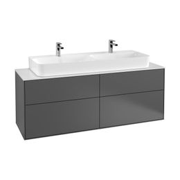 Villeroy & Boch Villeroy & Boch Finion Waschtischunterschrank f&uuml;r Doppelwaschtisch mit 4 Ausz&uuml;gen, F20100GK,