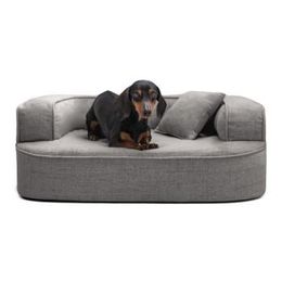 tierlando LOTTE VISCO PLUS - Orthop&auml;disches Hundesofa schwarz/ graphit 80 cm, 30 cm, 60 cm